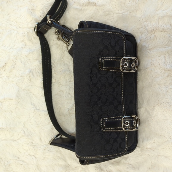 Coach | Bags | Coach Signature Belt Bag Fanny Pack Black | Poshmark